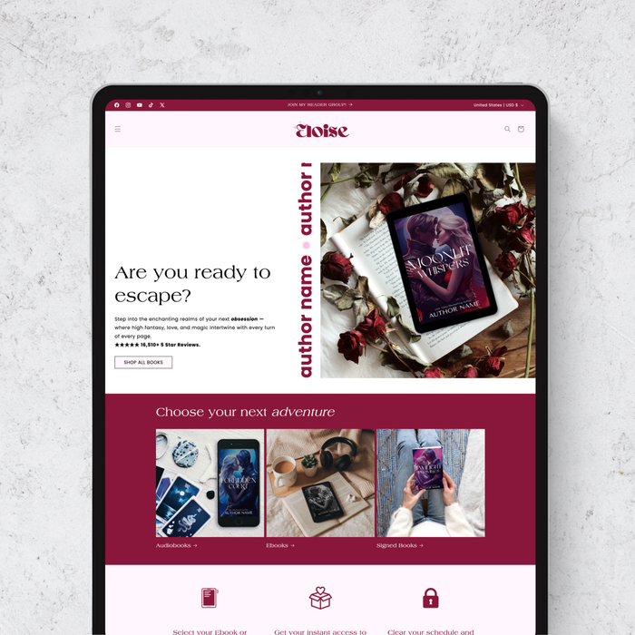 Eloise - One Day Website – AA Creative Co